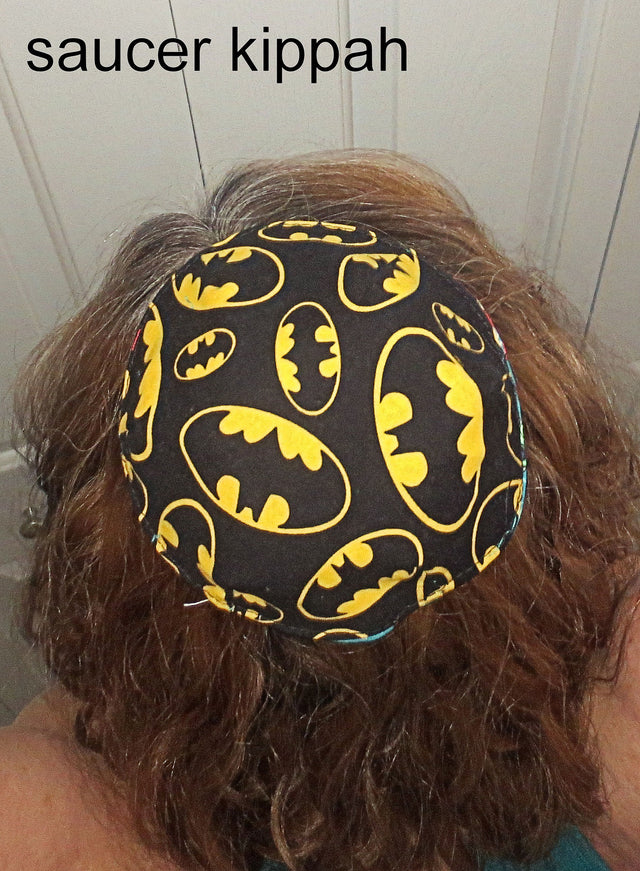 Reversible saucer kippah select your pattern for both sides